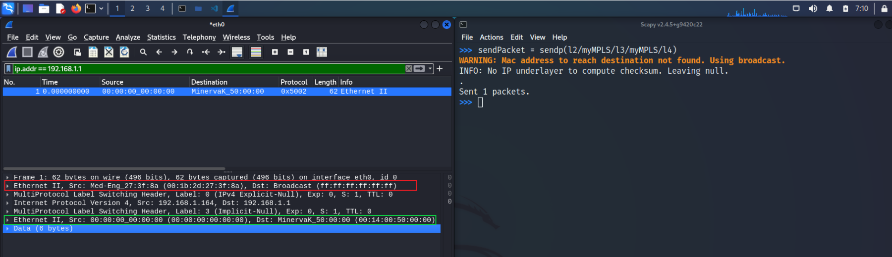 Modüller | scapy | CyberWorm