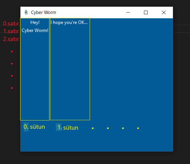 Modüller | tkinter | CyberWorm
