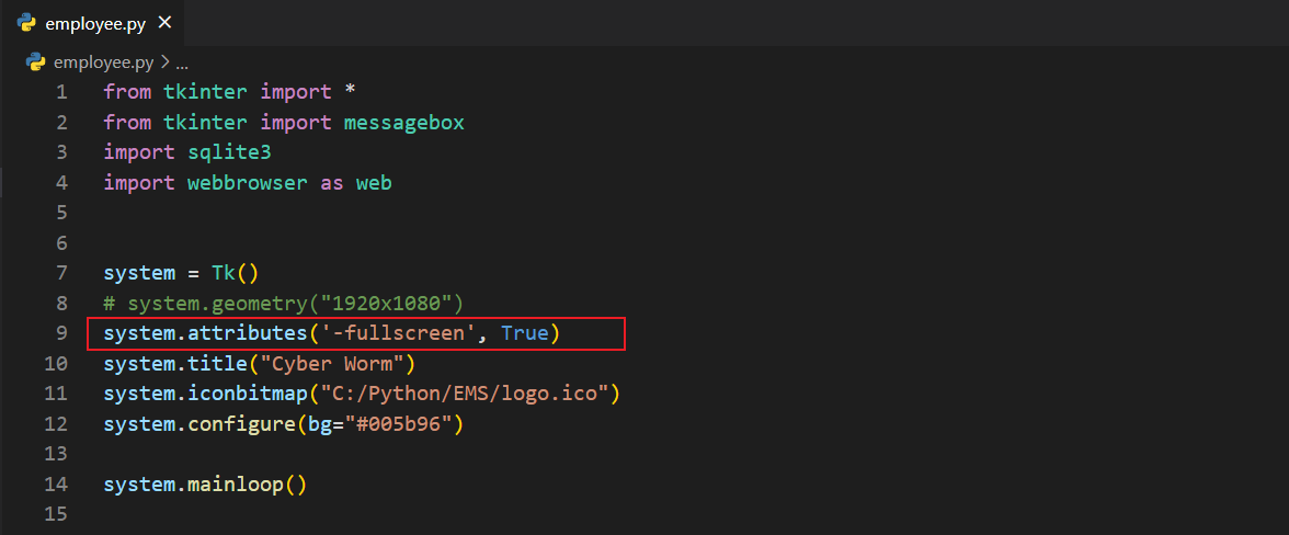 Uygulama 11 | Employee Management System (EMS) | CyberWorm