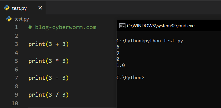 Python ve Matematik | CyberWorm