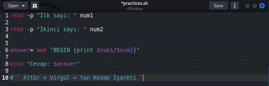Bash ve Matematik | CyberWorm